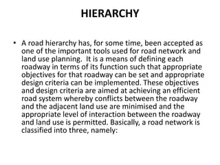 Presentation on Road Network | PPTX
