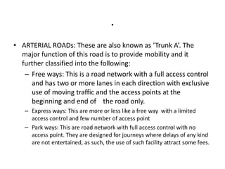 Presentation on Road Network | PPTX