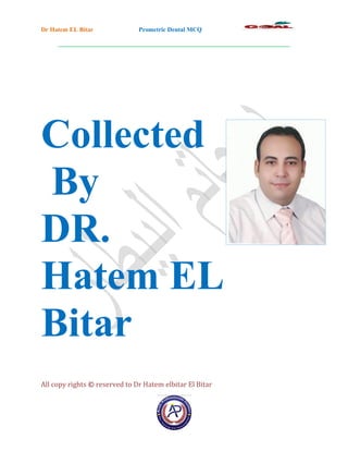 Dr hatem el bitar prometric book | PDF