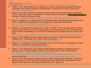 Dr heila pienaar cv | PPT