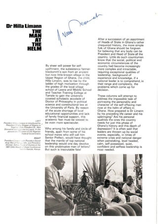 Who was President Hilla Limann of Ghana? | PDF
