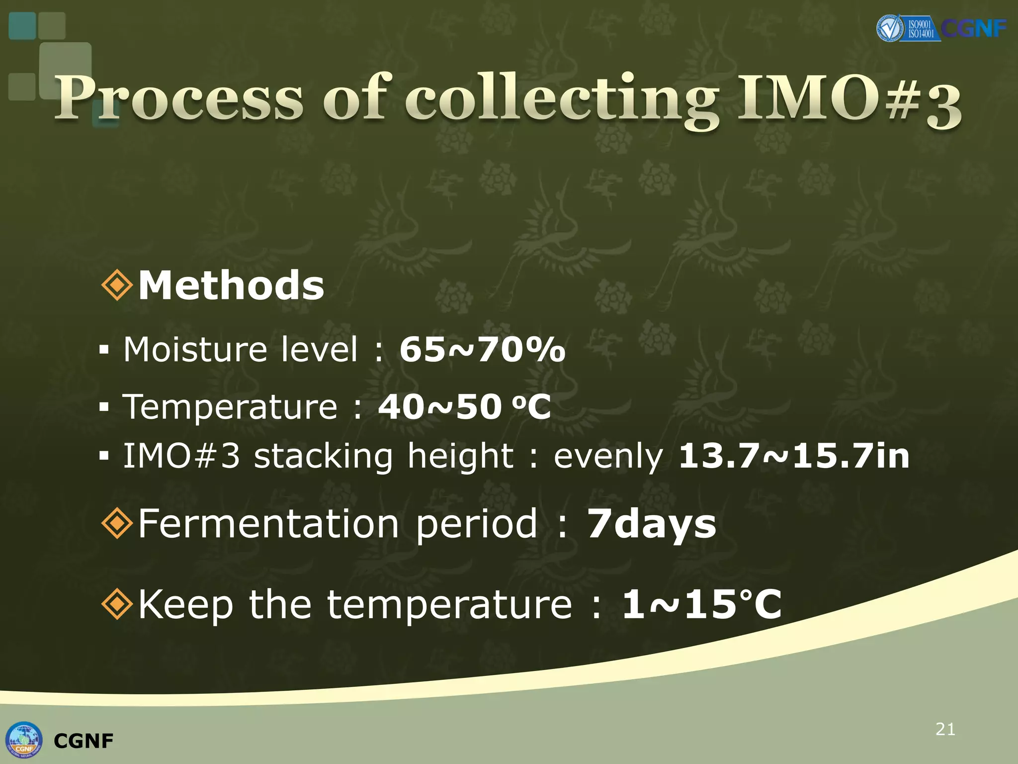 INDIGENOUS MICROORGANISM (IMO1-5) BY DR PARK | PDF