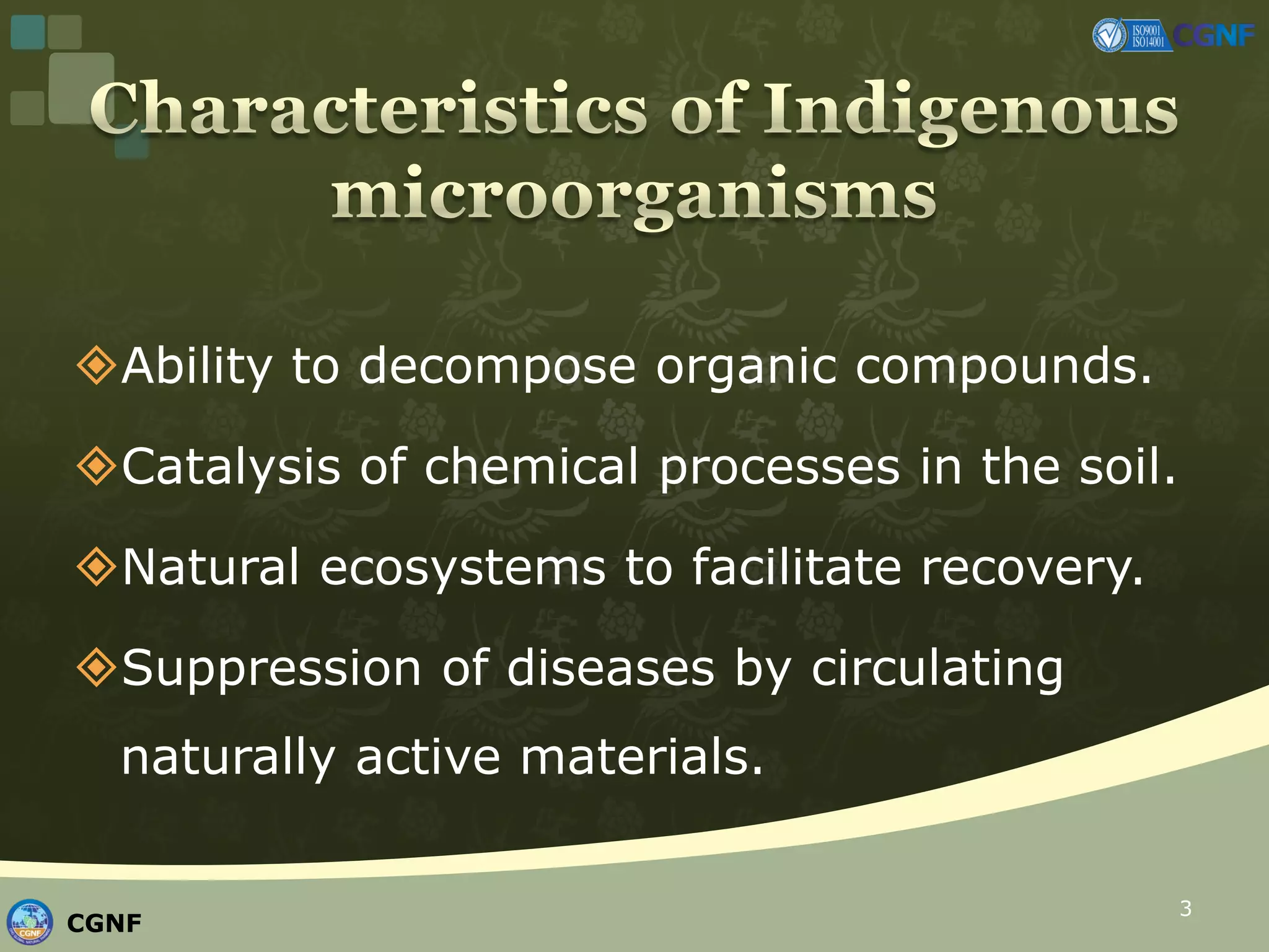 INDIGENOUS MICROORGANISM (IMO1-5) BY DR PARK | PDF
