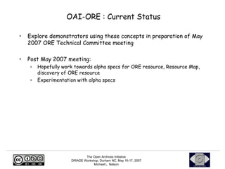 The Open Archives Initiative | PPT