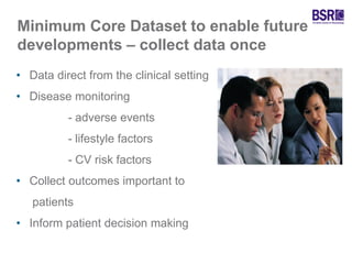 Dr Ian Rowe developing a national audit of rheumatoid and early ...