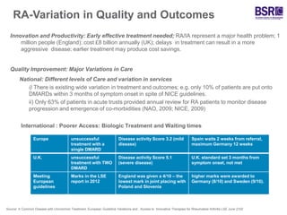 Dr Ian Rowe developing a national audit of rheumatoid and early ...