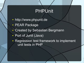 Test Driven Development with PHP | PPT
