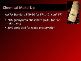 Dricon® FRT Wood: In a Class by Itself | PPT