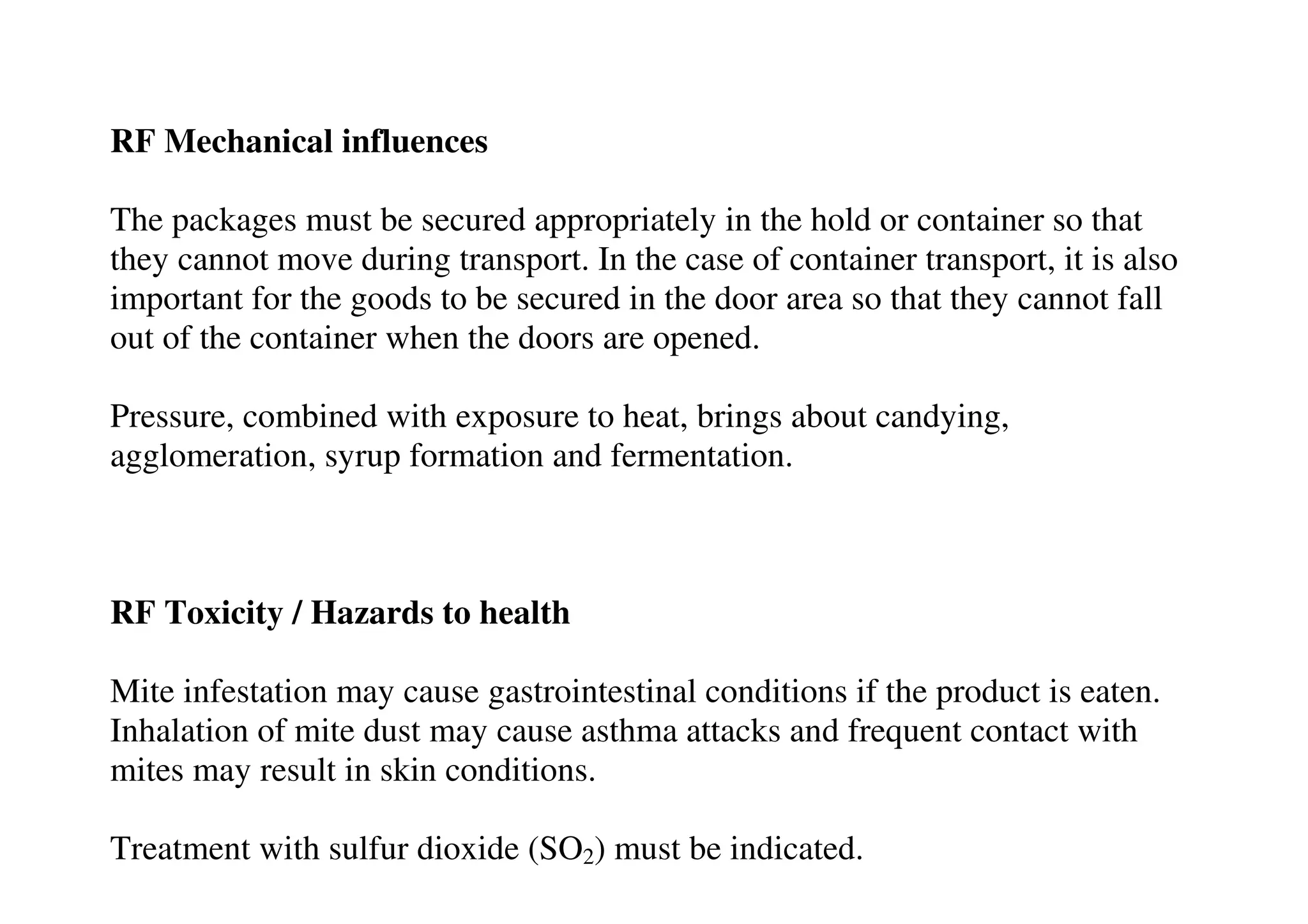 Dried Apricots : Packing, Transporting And Risk Factors | PDF