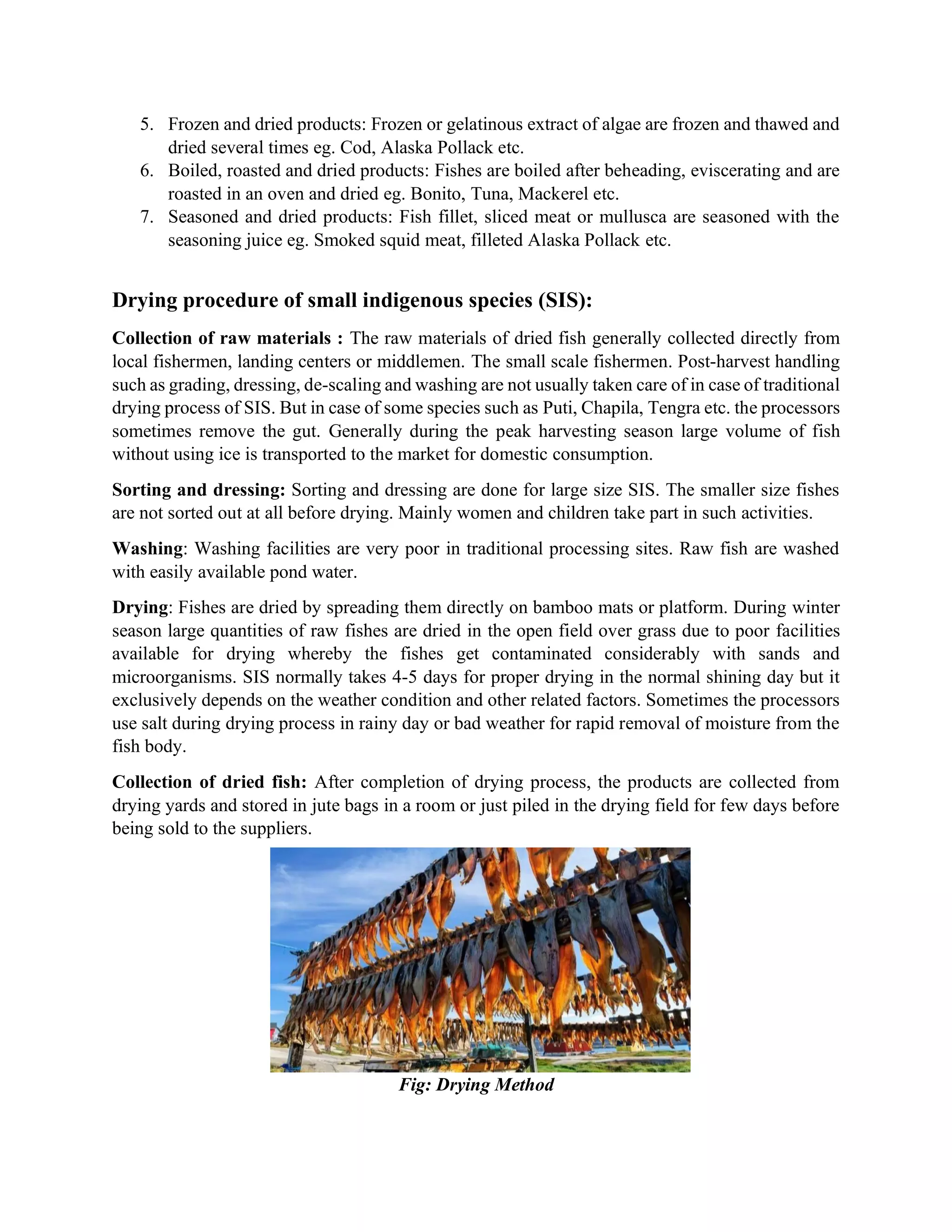 Dried fish would be the emerging field of economy | PDF