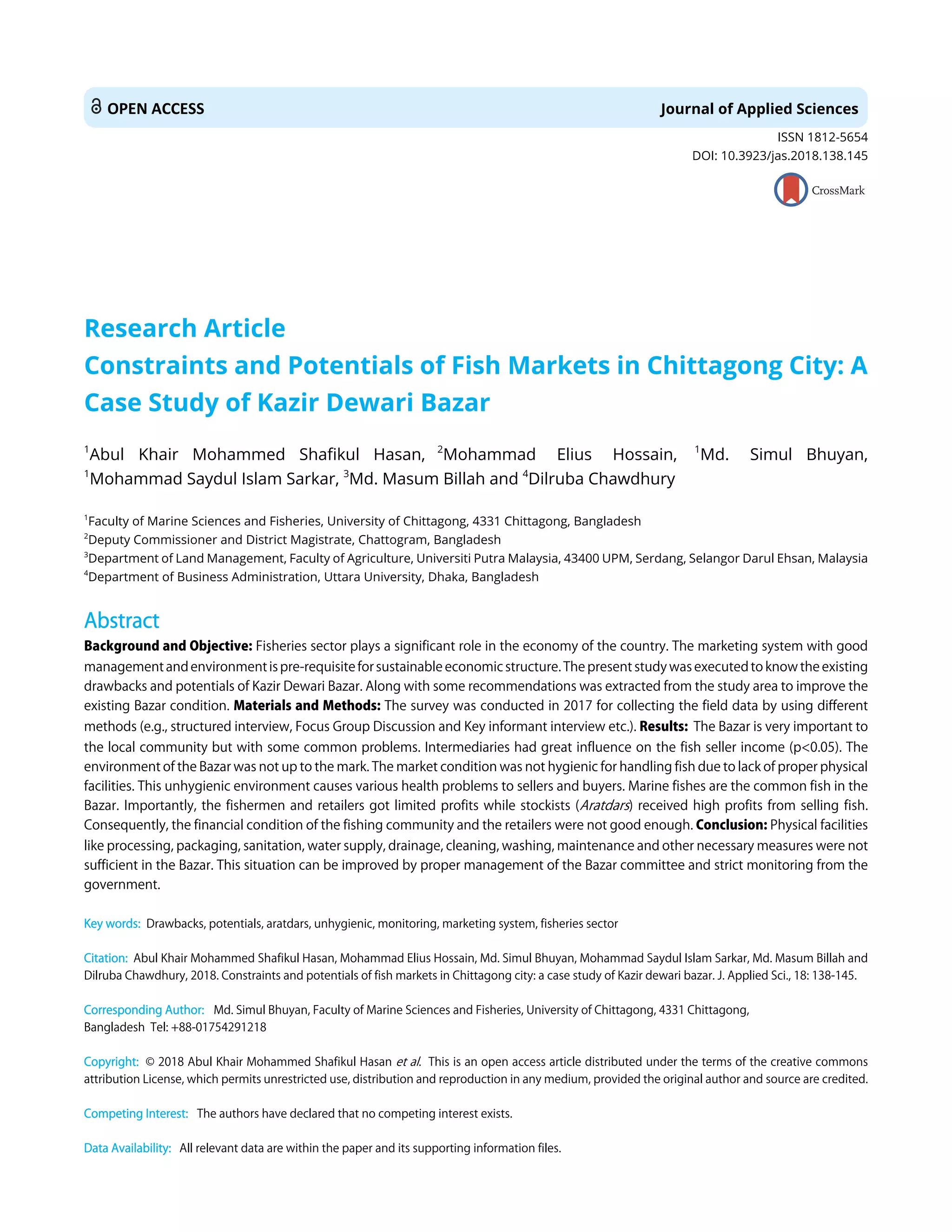 Dried fish sample | PDF