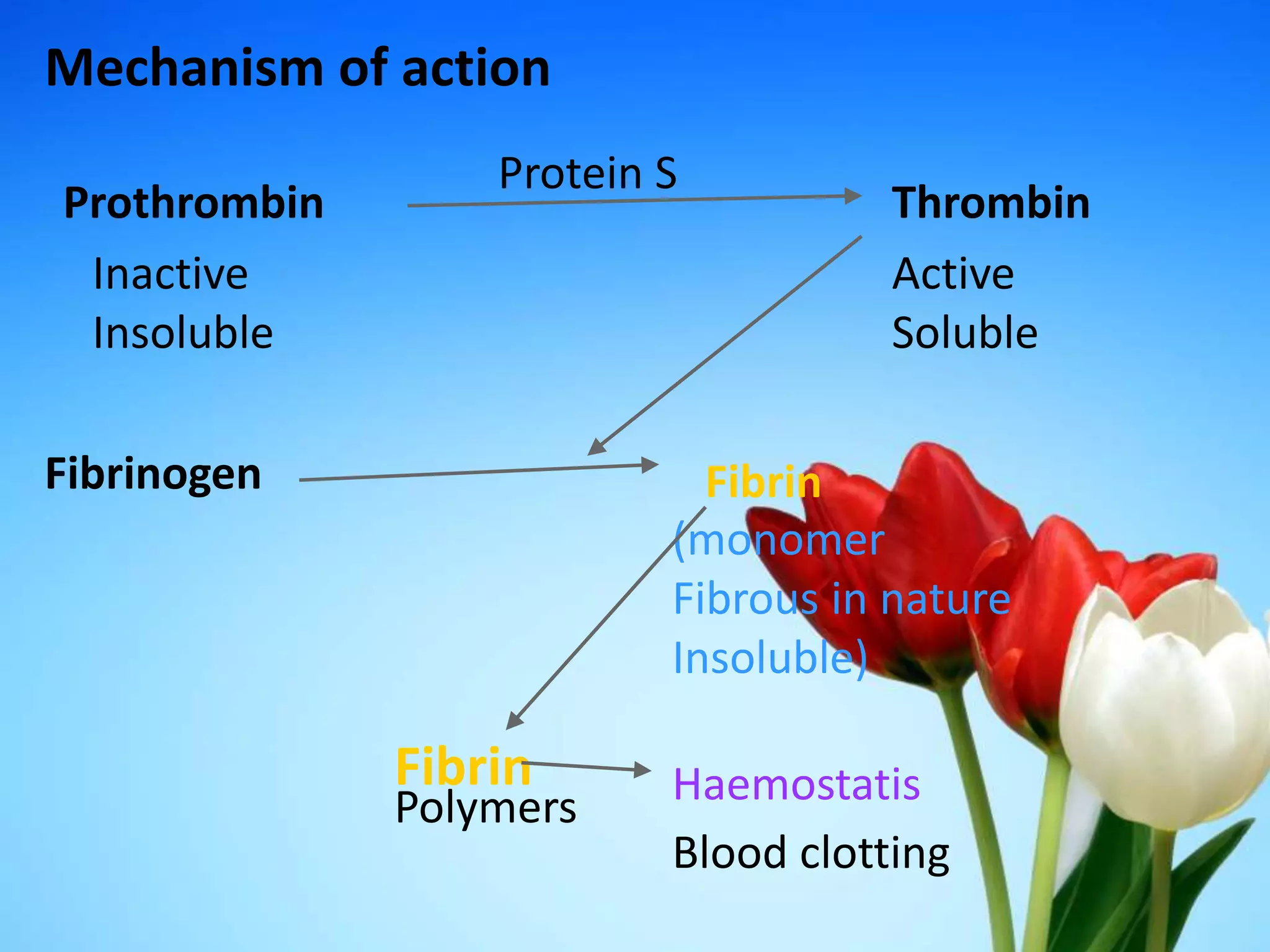 Dried human plasma, thrombin and fibrinogen | PPTX