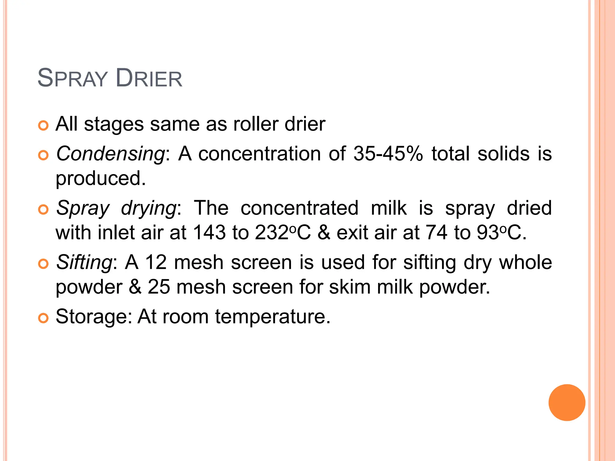 dried milk- Specification, equipment, types | PPTX
