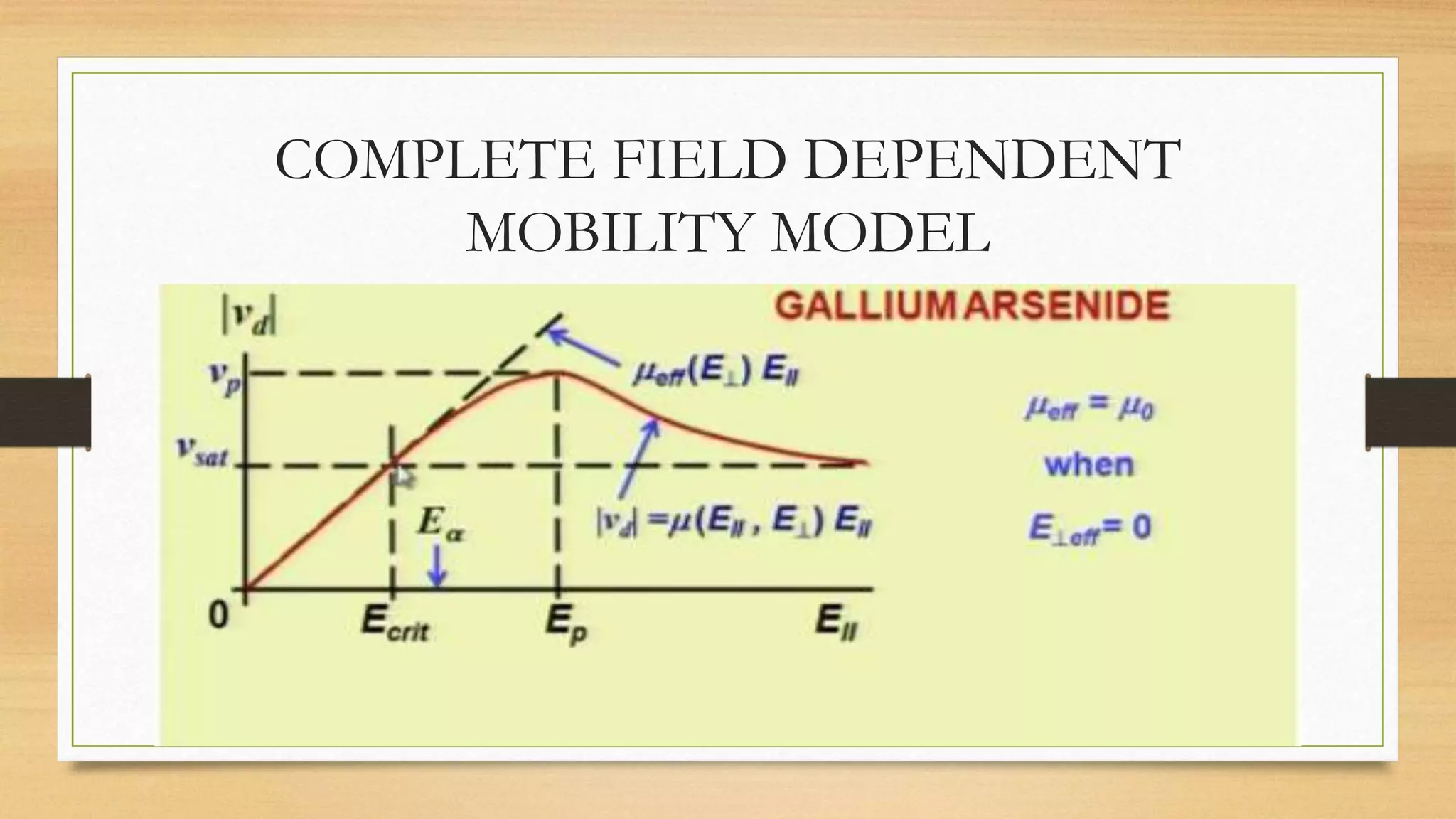 Drift diffusion transport model | PPTX