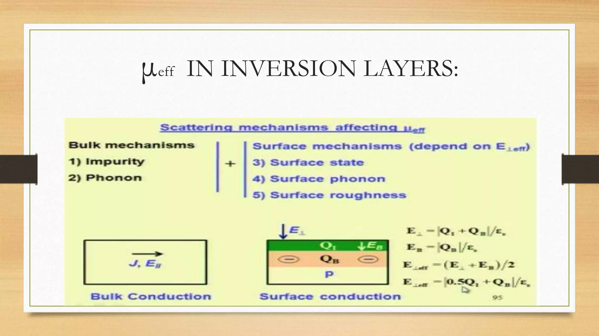 Drift diffusion transport model | PPTX