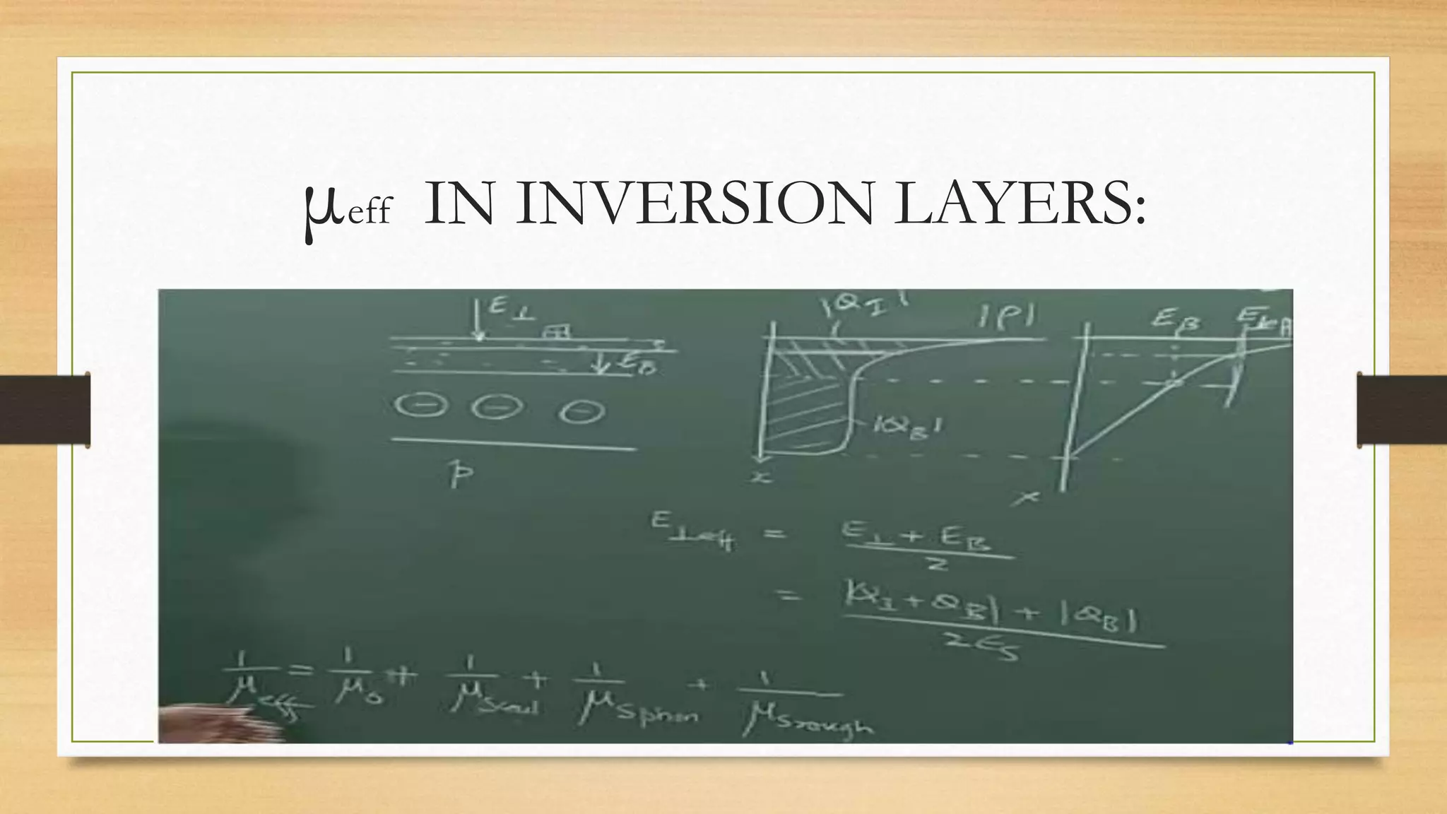 Drift diffusion transport model | PPTX