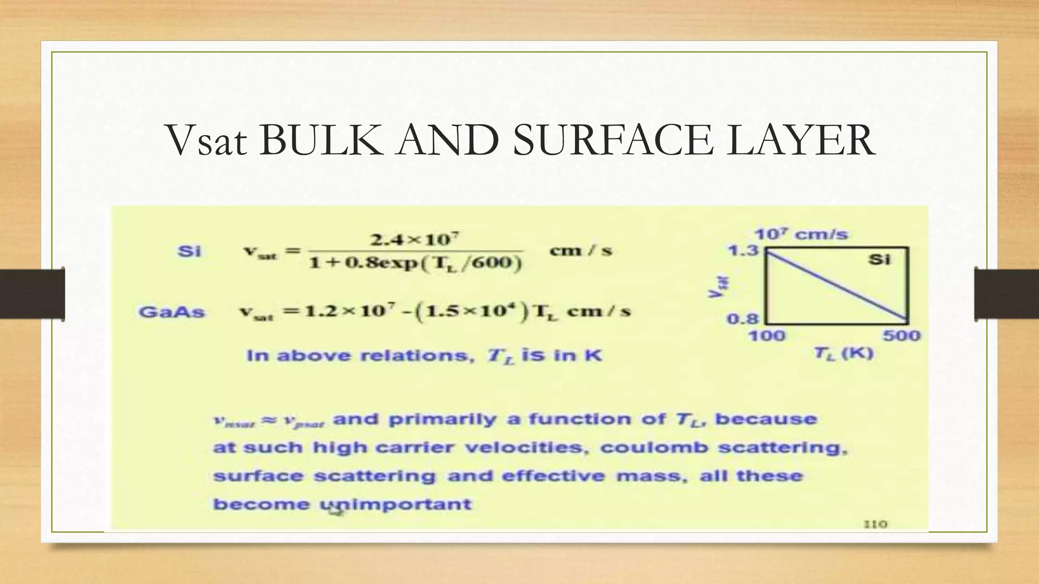 Drift diffusion transport model | PPTX