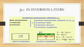 Drift diffusion transport model | PPTX