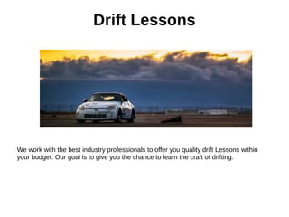 Learn to Drift | PPT