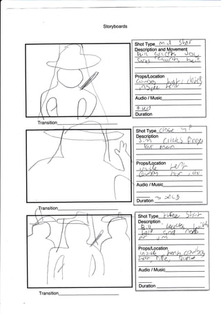 Drifter storyboard | PDF