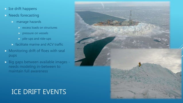 Comparison of satellite imagery based ice drift with wind model for the ...