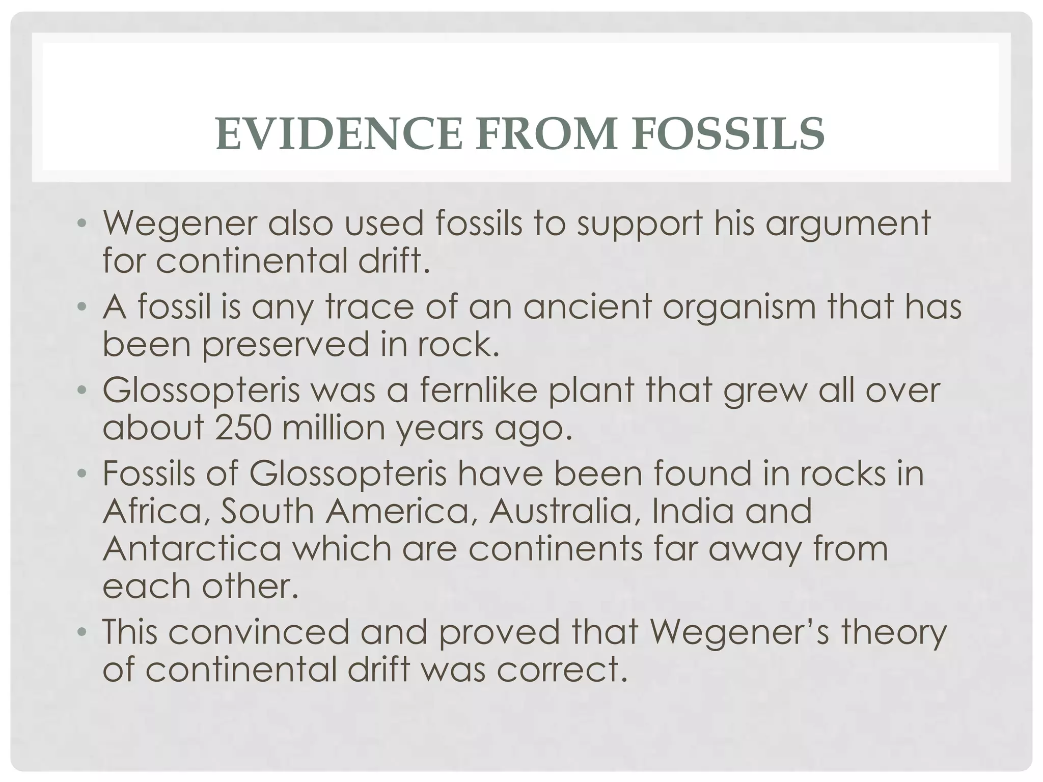 Drifting continents powerpoint | PPTX