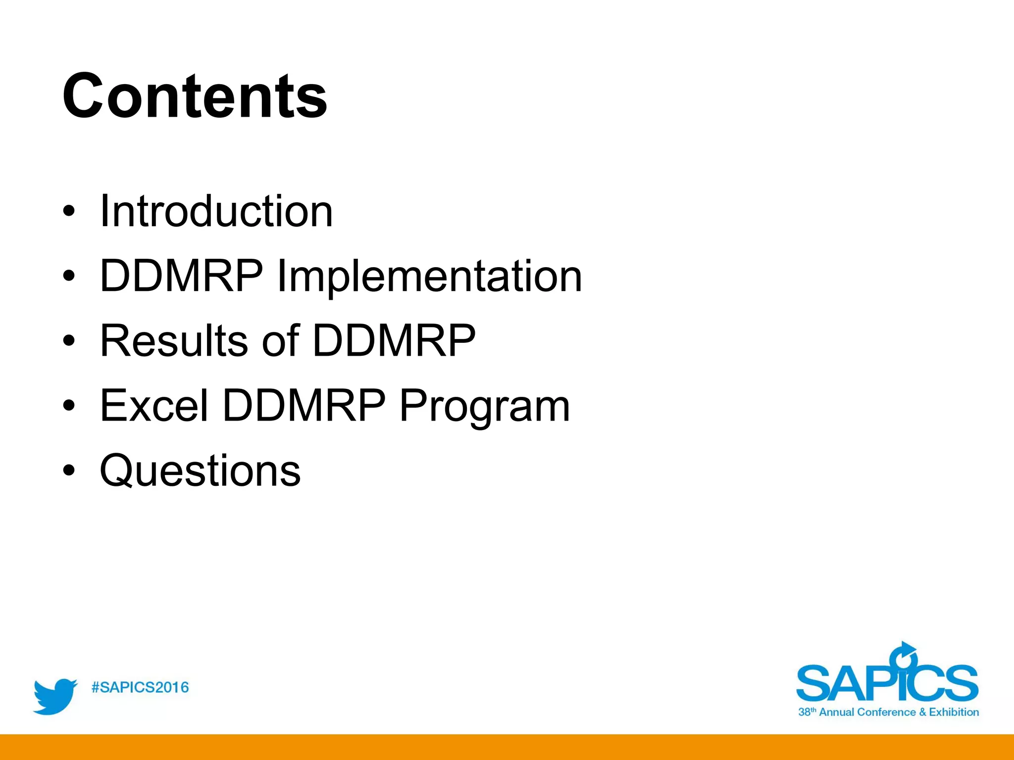 Demand driven materials requirements planning (DDMRP) South Africa ...