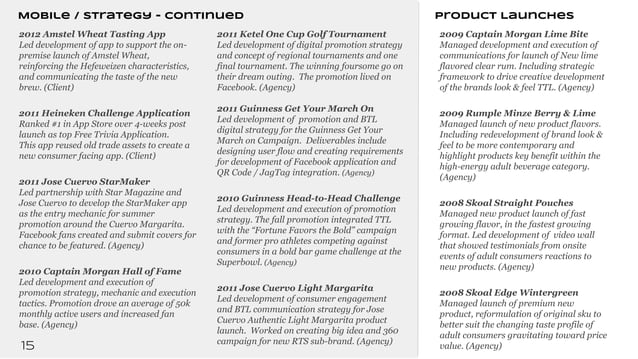 Integrated Content Strategy Portfolio (Example) | PPT