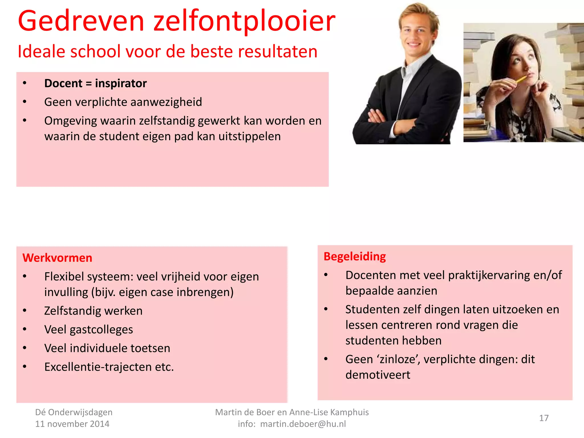 Werken met studentpersona's voor succesvoller studeren - Martin de Boer ...