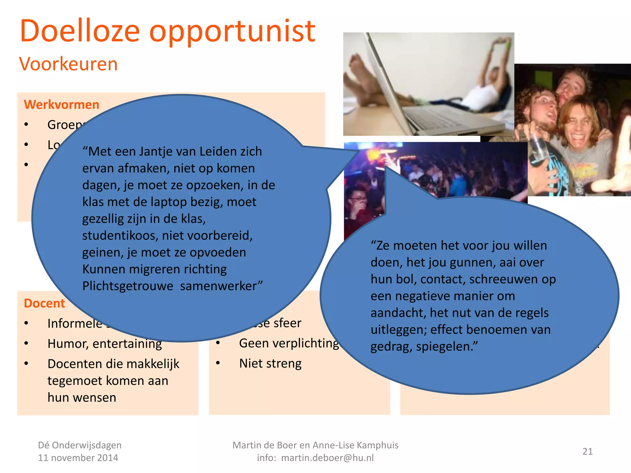 Werken met studentpersona's voor succesvoller studeren - Martin de Boer ...