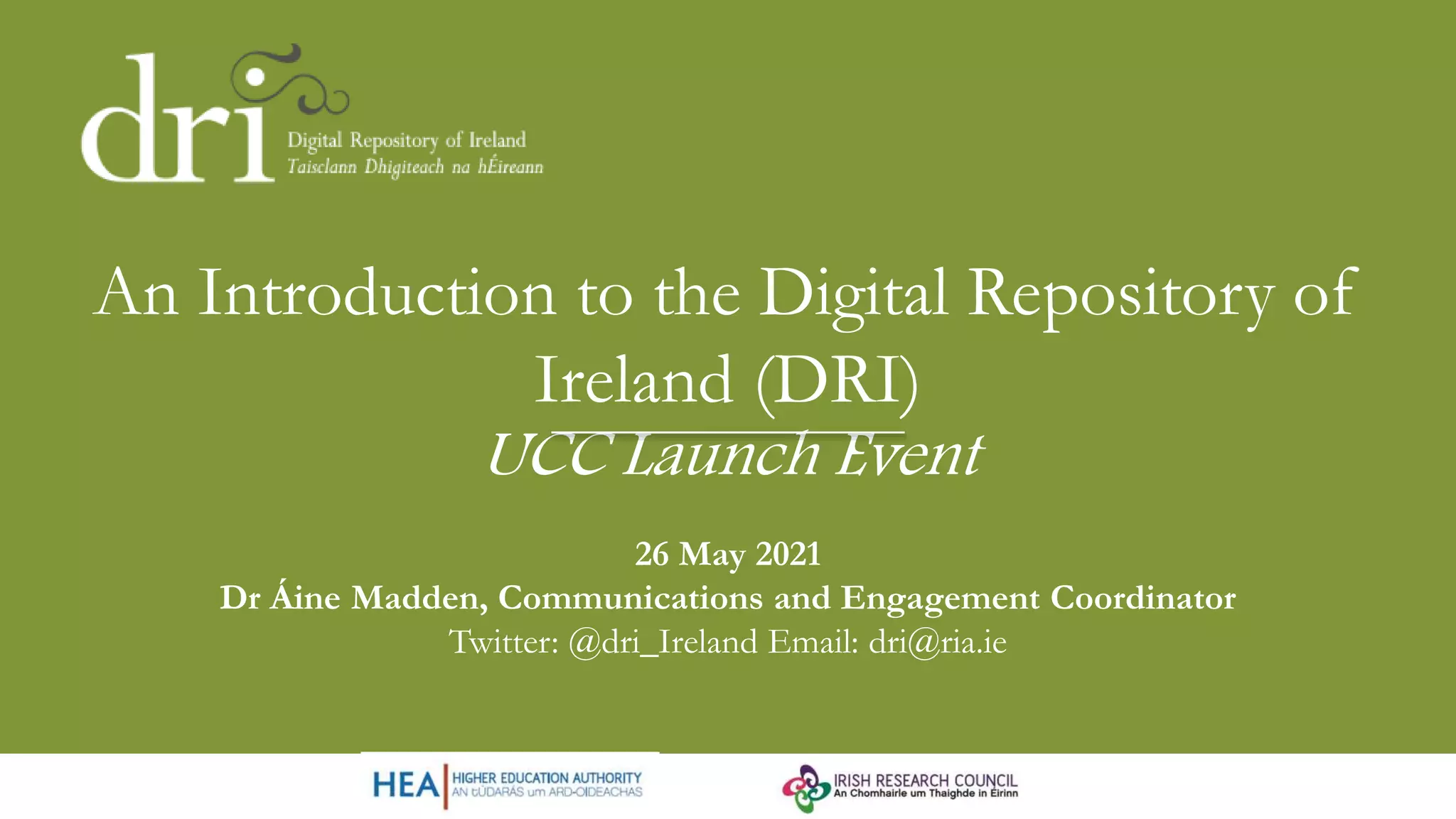 An Introduction to the Digital Repository of Ireland | PPT | Free Download