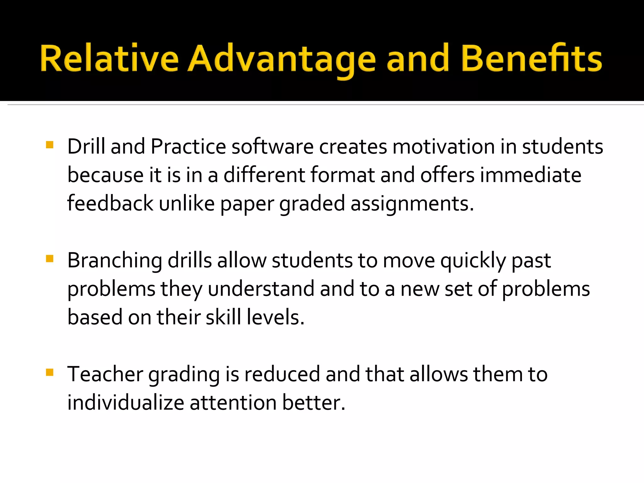 Drill and Practice Instructional Software | PPT