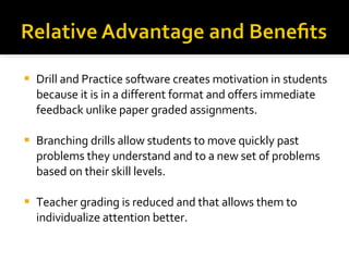 Drill and Practice Instructional Software | PPT