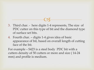 PDC & DRILL BITS IN PETROLEUM ENGINEERING | PPTX
