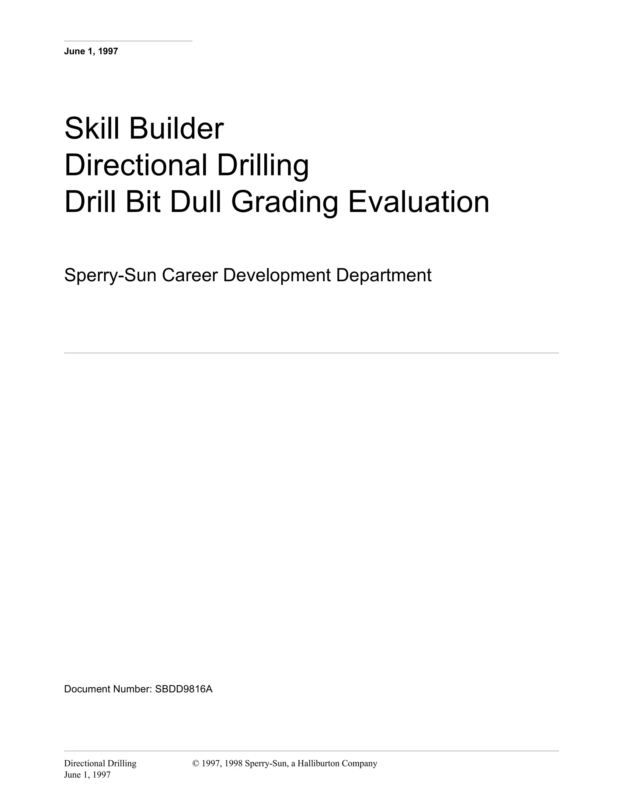 Drill bit grading & evaluation | PDF