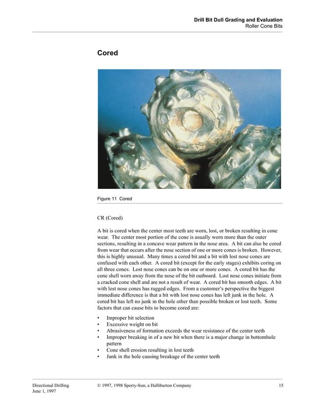 Drill bit grading & evaluation | PDF