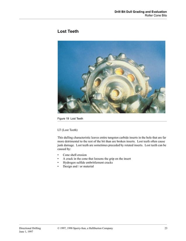 Drill bit grading & evaluation | PDF