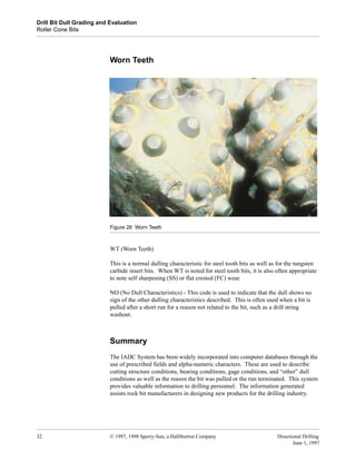 Drill bit grading & evaluation | PDF
