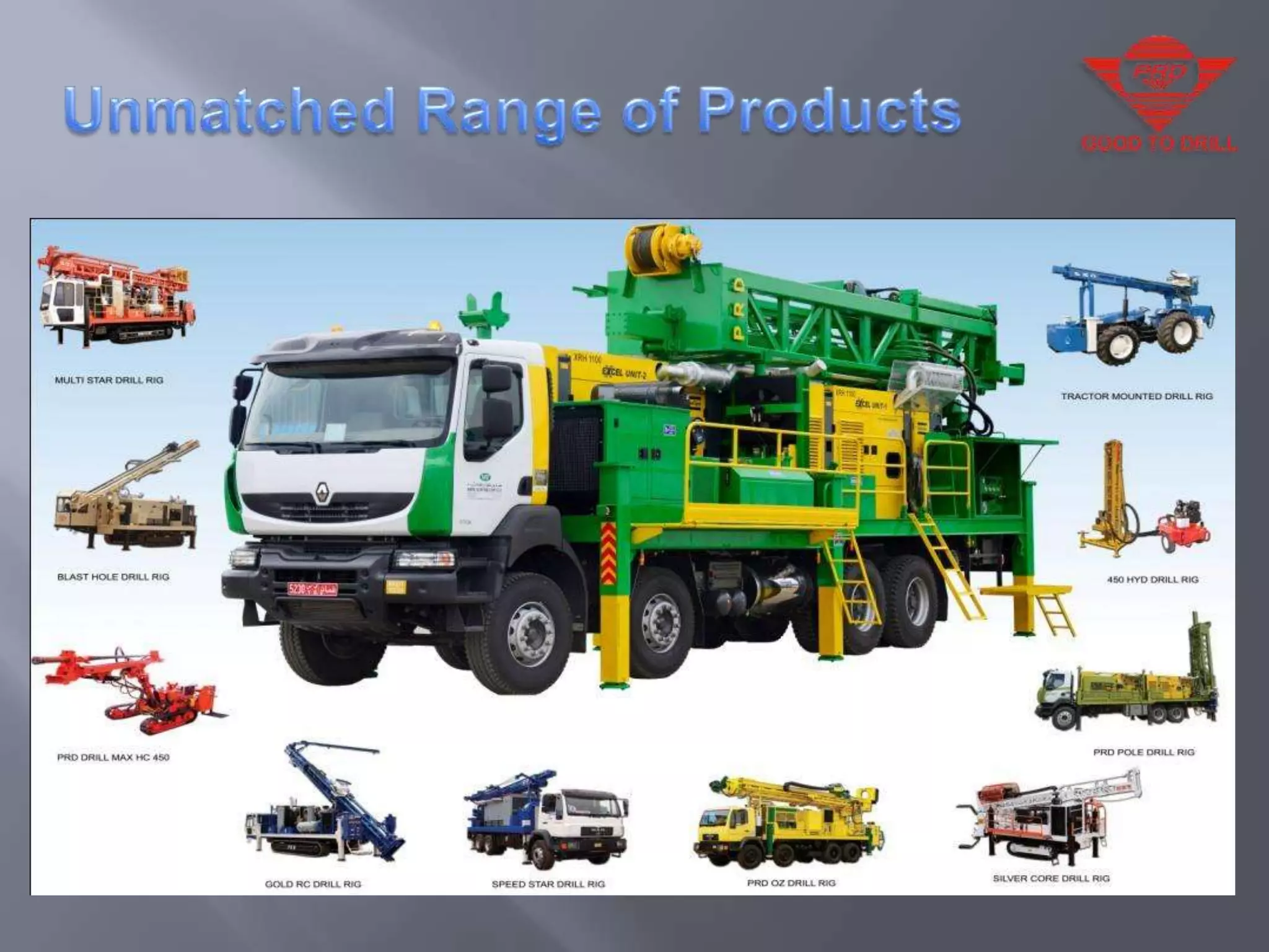 DRILLING RIGS | WATER WELL DRILLING RIGS | PRD RIGS INDIA | PPT