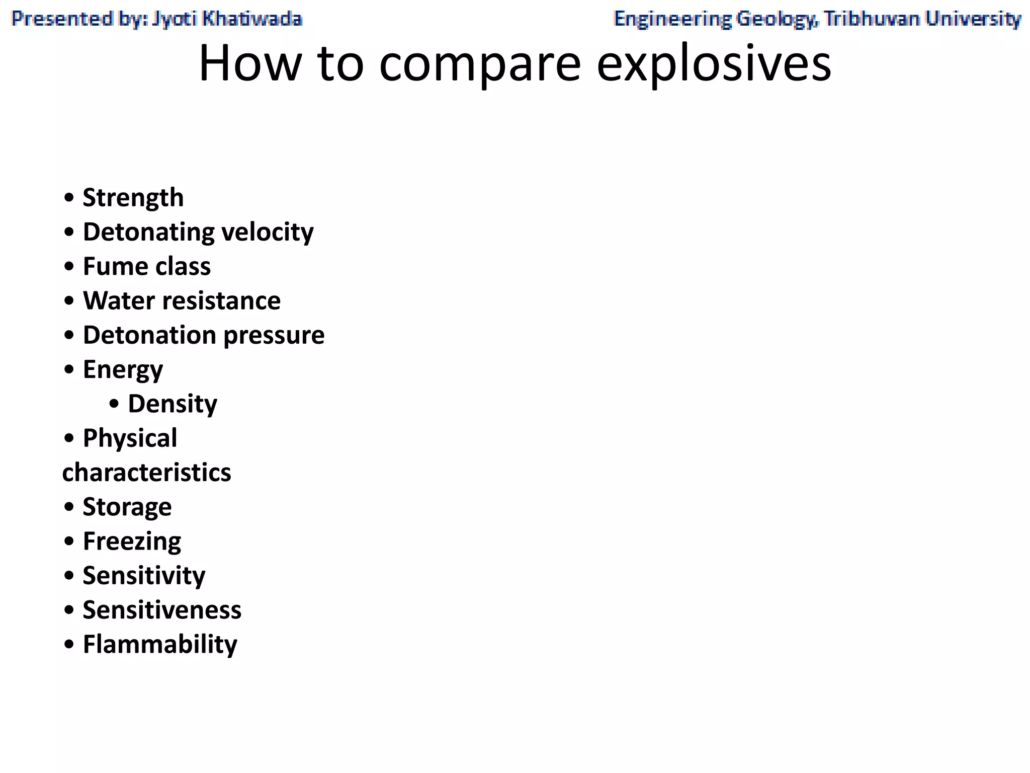 Drilling and blasting | PPTX