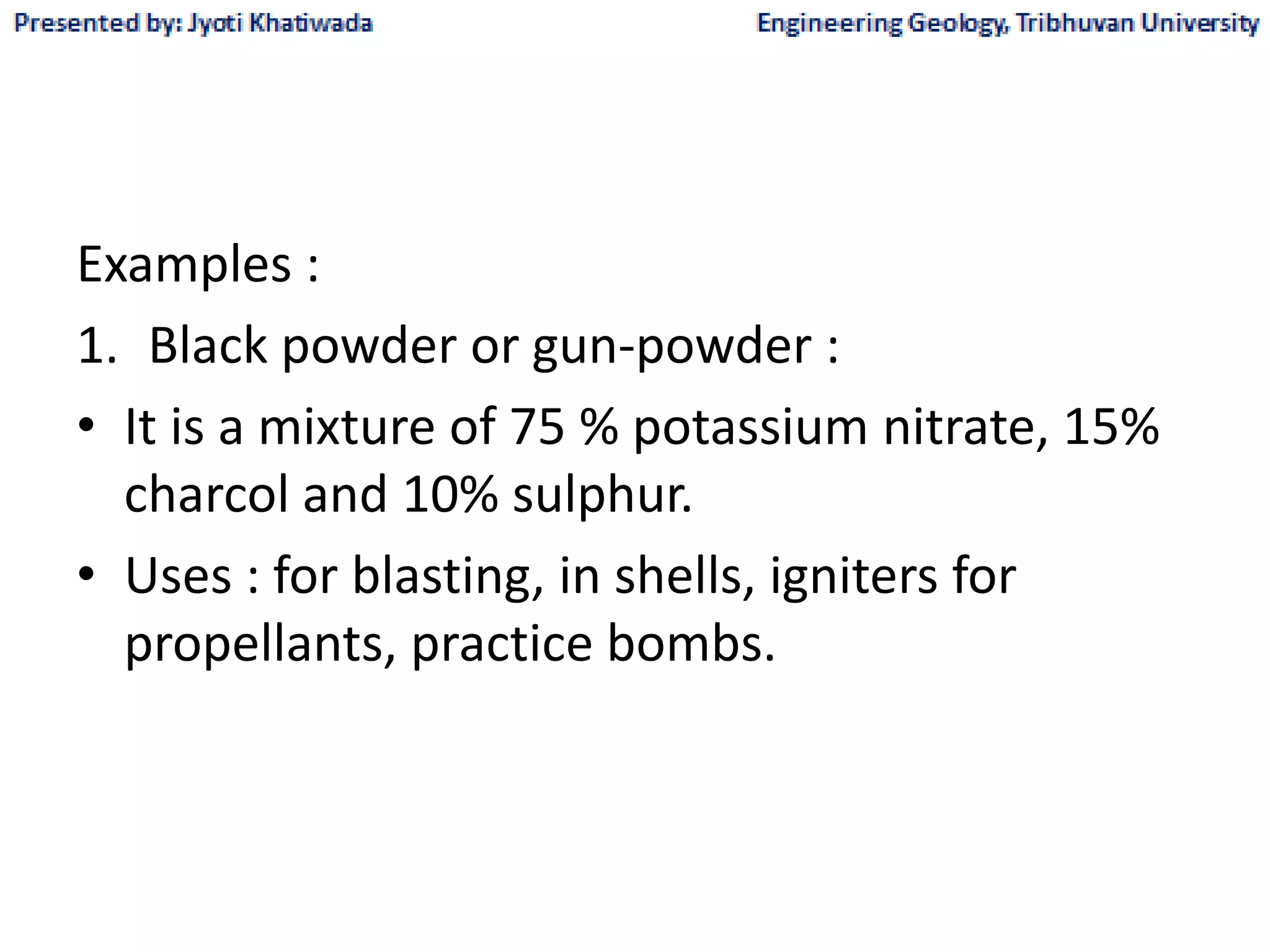 Drilling and blasting | PPTX