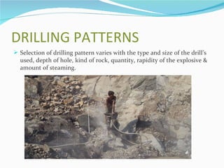 Drilling and blasting powerpoint 2003 | PPT