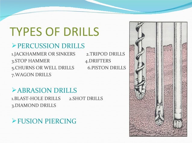 Drilling and blasting powerpoint 2003 | PPT