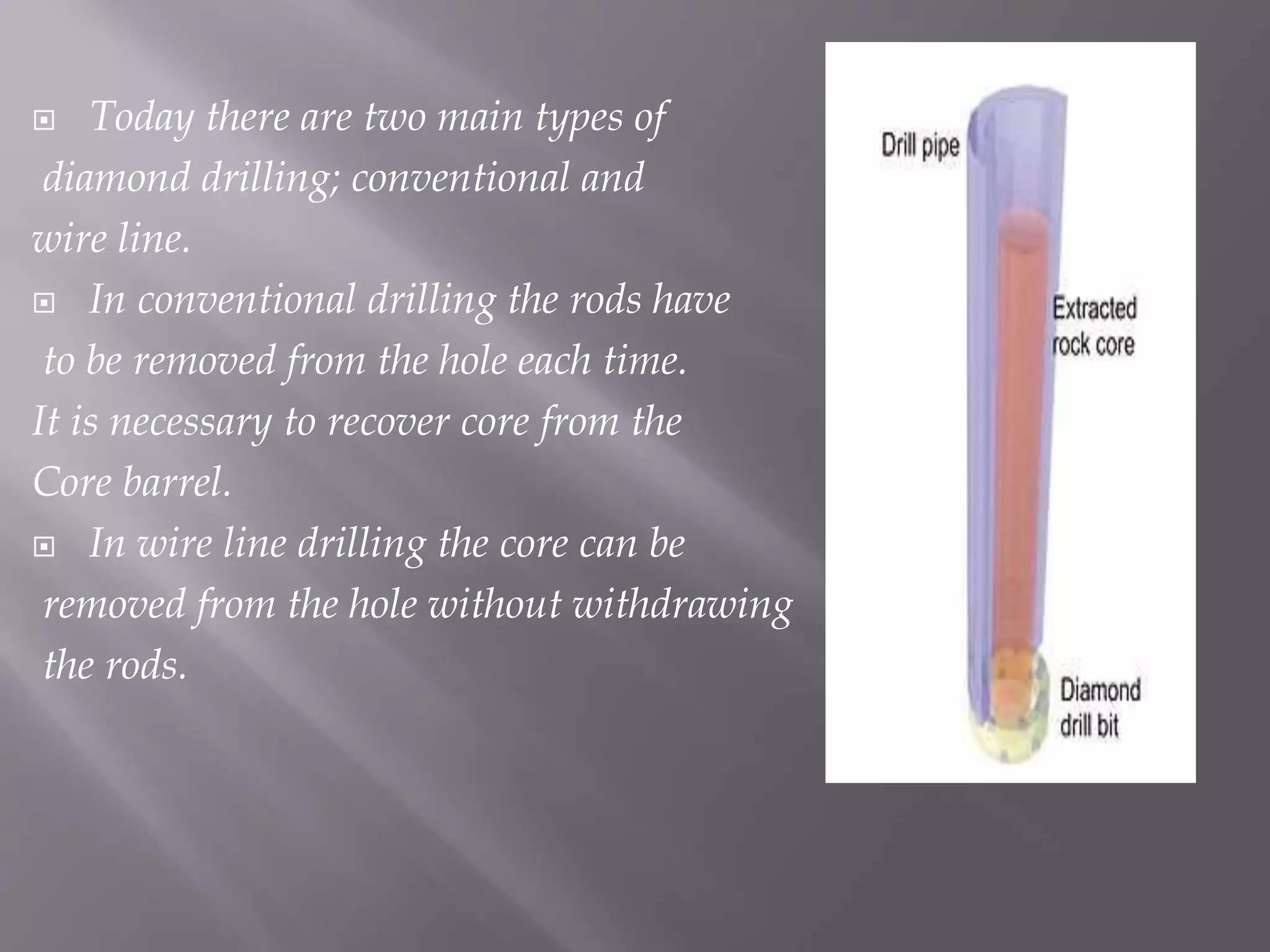 Drilling And Core Logging Pptx