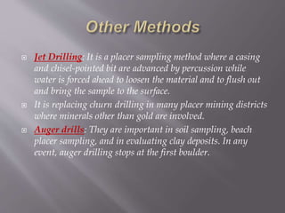 Drilling and core logging | PPTX