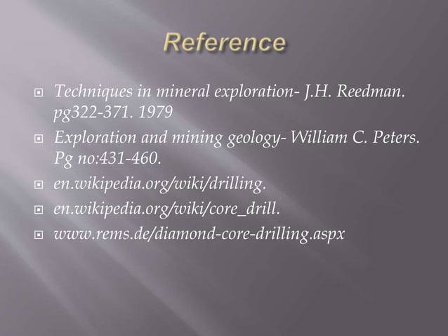 Drilling and core logging | PPTX