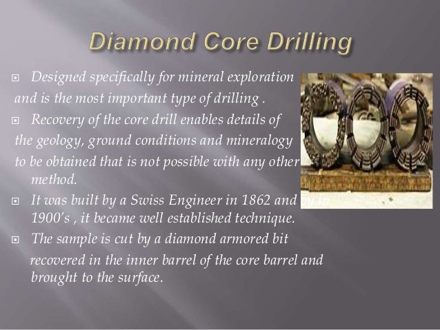 Drilling And Core Logging