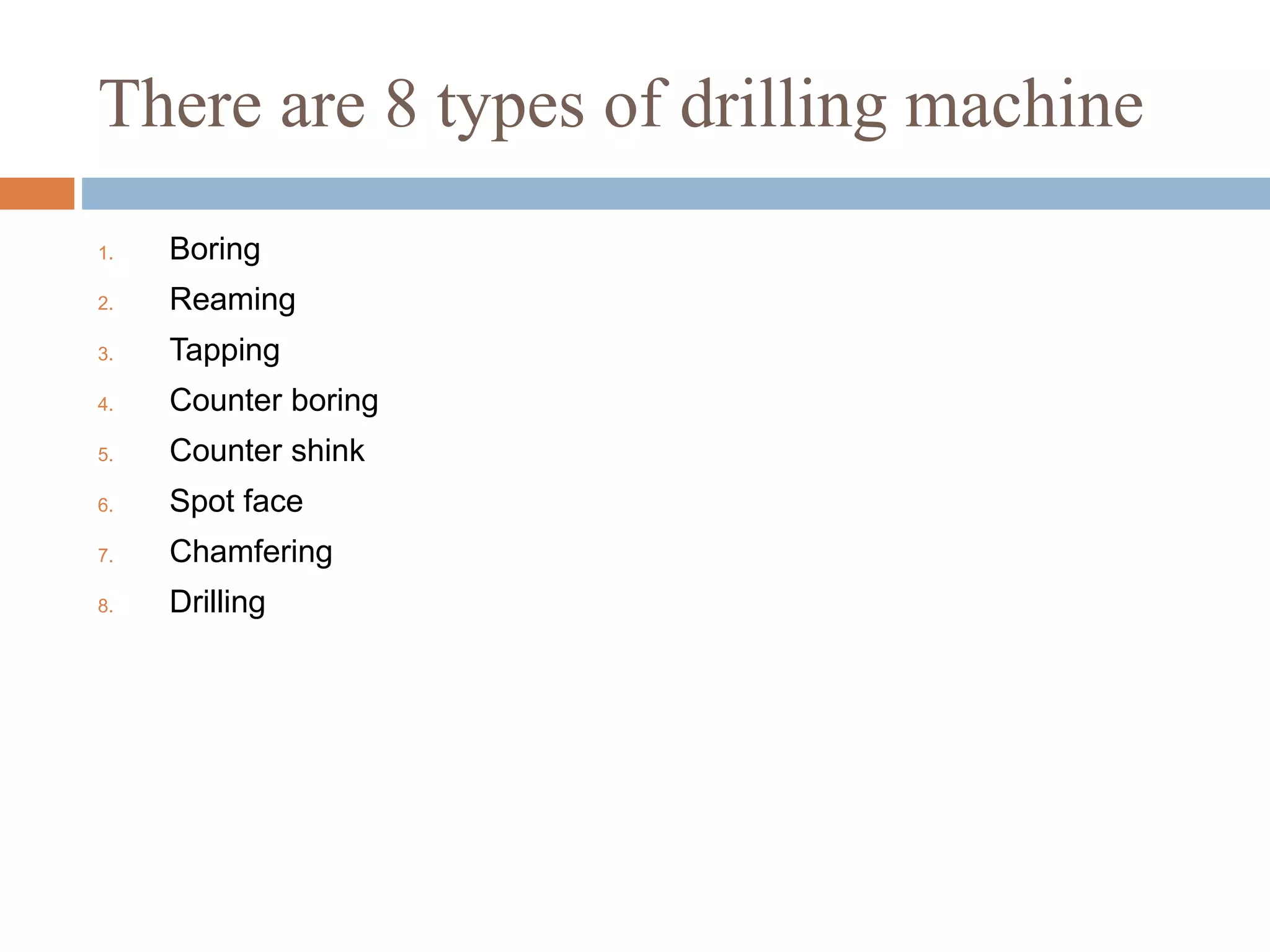 Drilling and lathe operations | PPTX