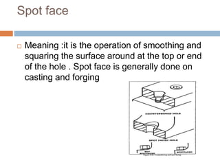 Drilling and lathe operations | PPTX