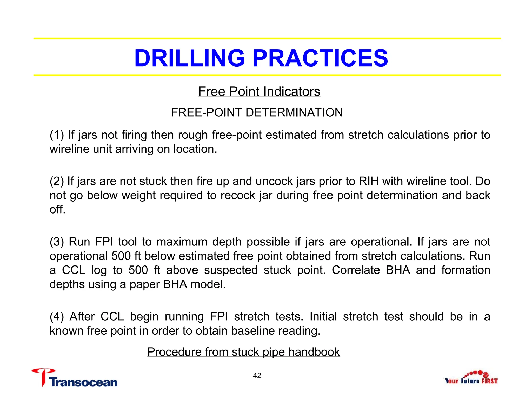 Drilling Best Practices stuck pipe prevention | PPT | Woodworking ...